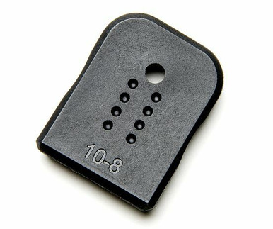 Black 10-8 Performance magazine base pad - RockYourGlock