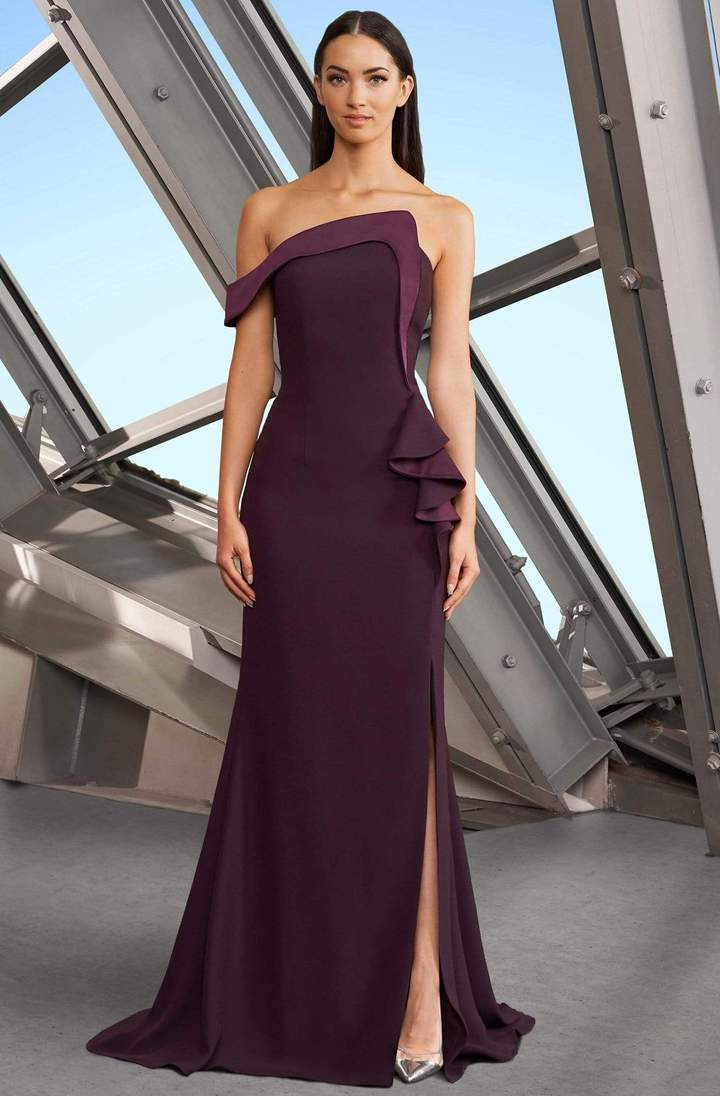 Alexander by Daymor 1150 Off-shoulder Short Sleeves Gown