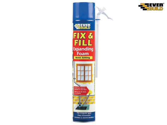 Everbuild - Fix & Fill Expanding Foam Filler 750ml - Apex Tools Trading Ltd