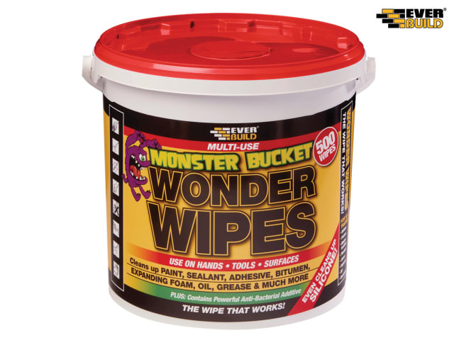 Wonder Wipes - Multi use wipes of Trade Tub of 500 - MONSTERW - Apex ...