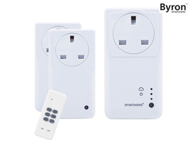 Byron - SmartHome Remote Control WiFi Socket Set With App 3 Piece ...