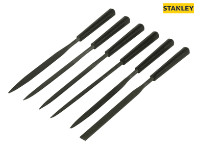 Stanley Tools - Needle File Set 6 Piece 150mm (6in) - Apex Tools ...
