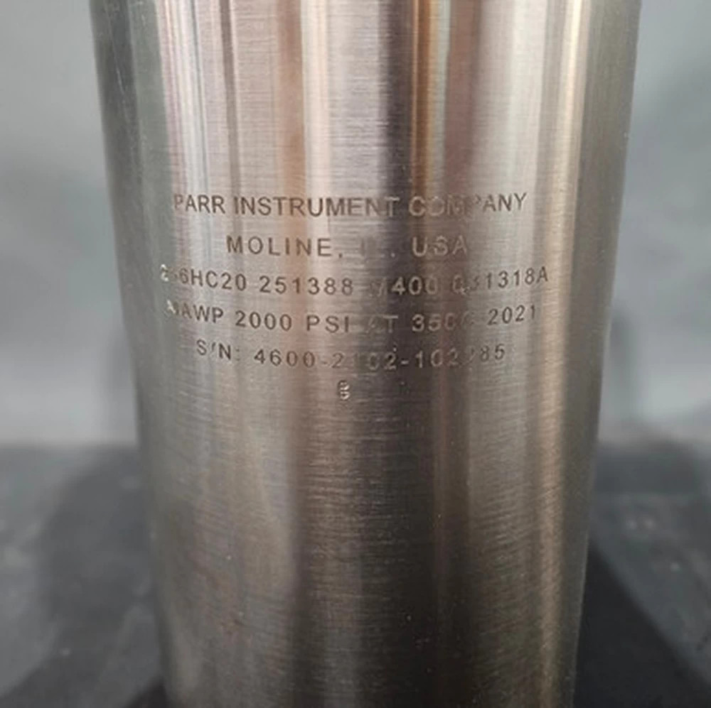 Parr 2 Liter Nickel Non-Stirred Pressure Vessel