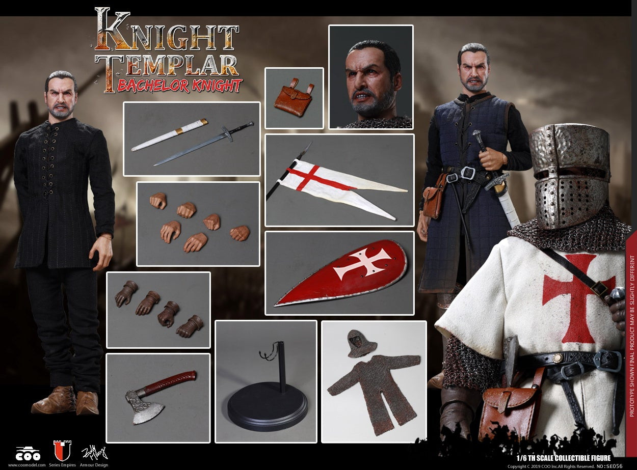 COO Model (CM-SE056) Knights Templar - Bachelor Knight 1/6 Scale ...
