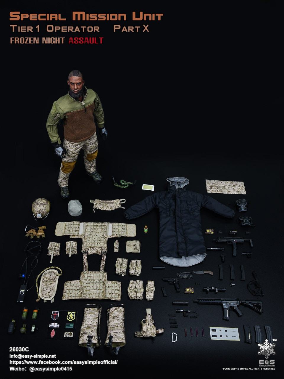 Easy & Simple (26030C) 1/6 Scale Special Mission Unit Part X Frozen ...