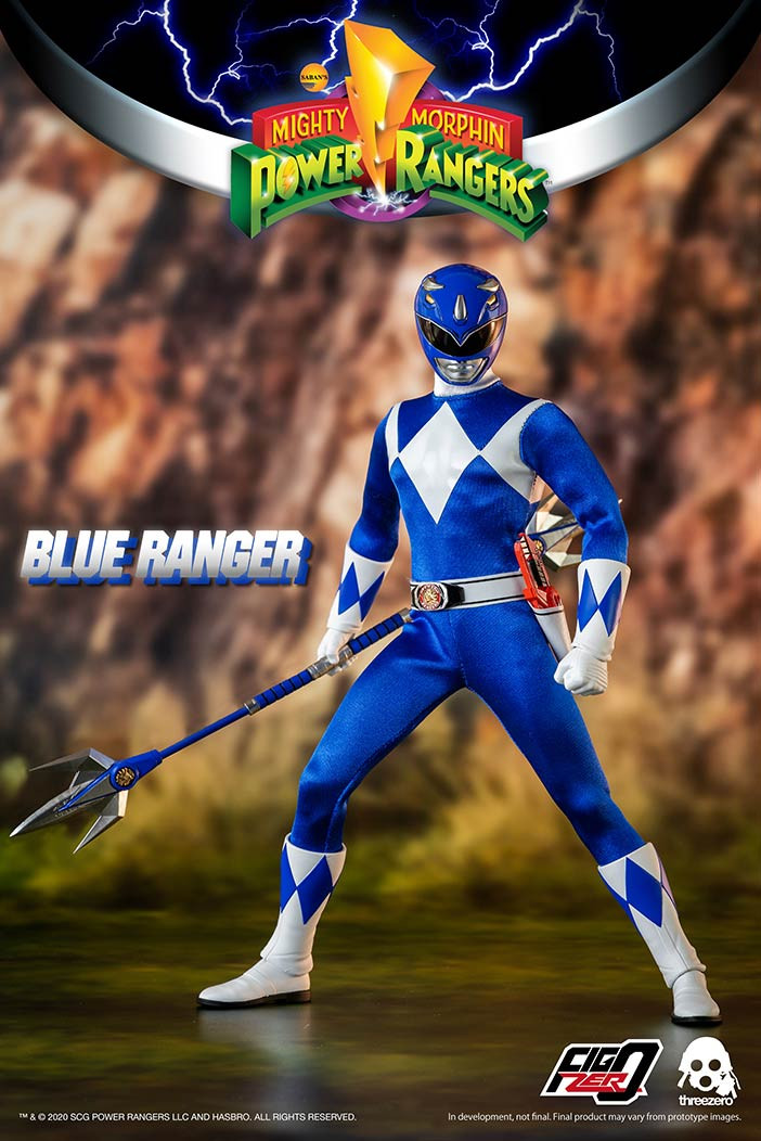 Threezero Mighty Morphin Power Rangers - Blue Ranger 1/6th Scale ...