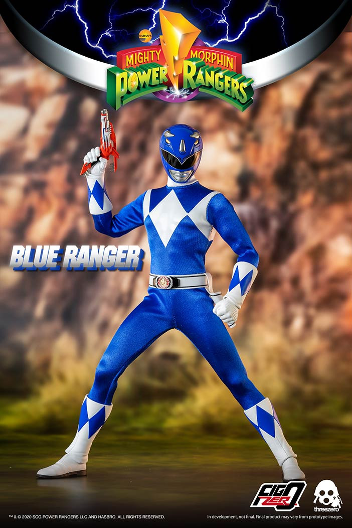 Threezero Mighty Morphin Power Rangers - Blue Ranger 1/6th Scale ...