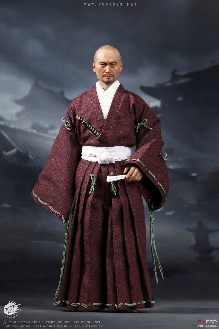 Pop Toys (EX034) Benevolent Samurai (Robes Version) 1/6th Scale ...