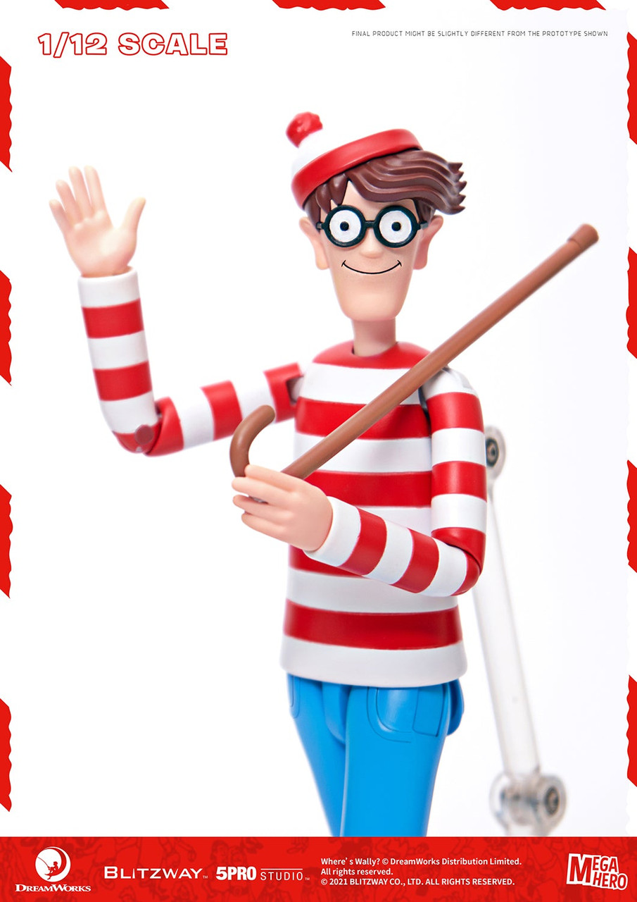 Blitzway Where’s Wally? – Wally 1/12 Scale Collectible Figure (Normal ...