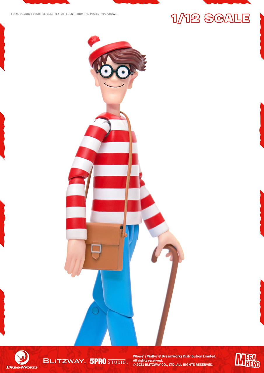 Blitzway Where’s Wally? – Wally 1/12 Scale Collectible Figure (Normal ...