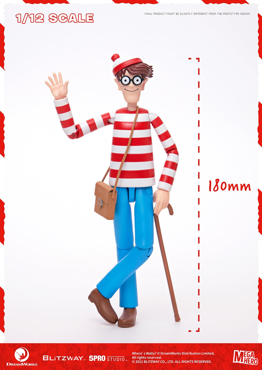 Blitzway Where’s Wally? – Wally 1/12 Scale Collectible Figure (Normal ...