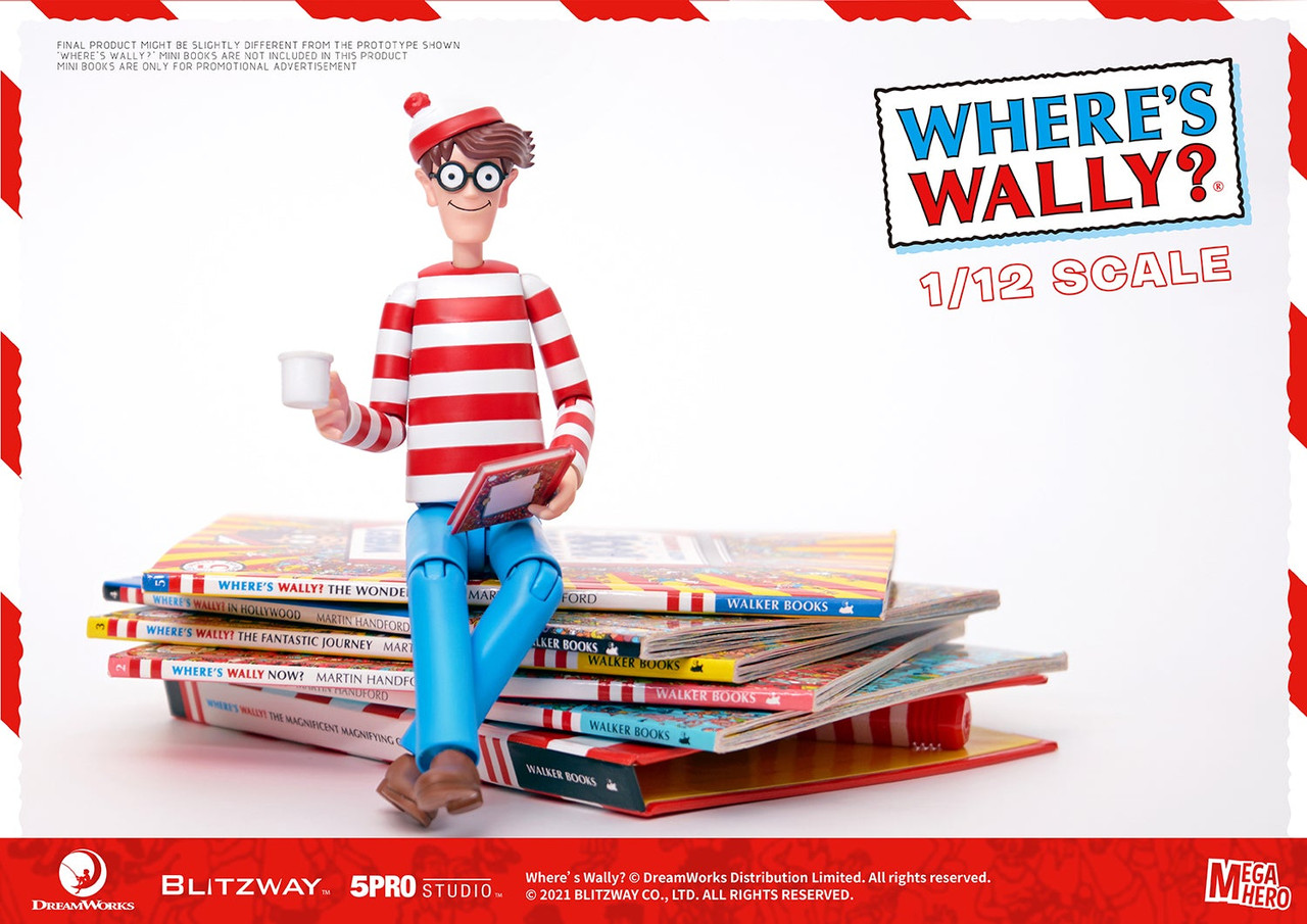 Blitzway Where’s Wally? – Wally 1/12 Scale Collectible Figure (Normal ...