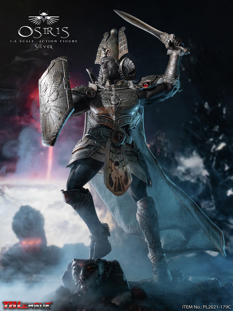 TBLeague (PL-2021-179C) 1/6 Scale Osiris Figure (Silver Version)