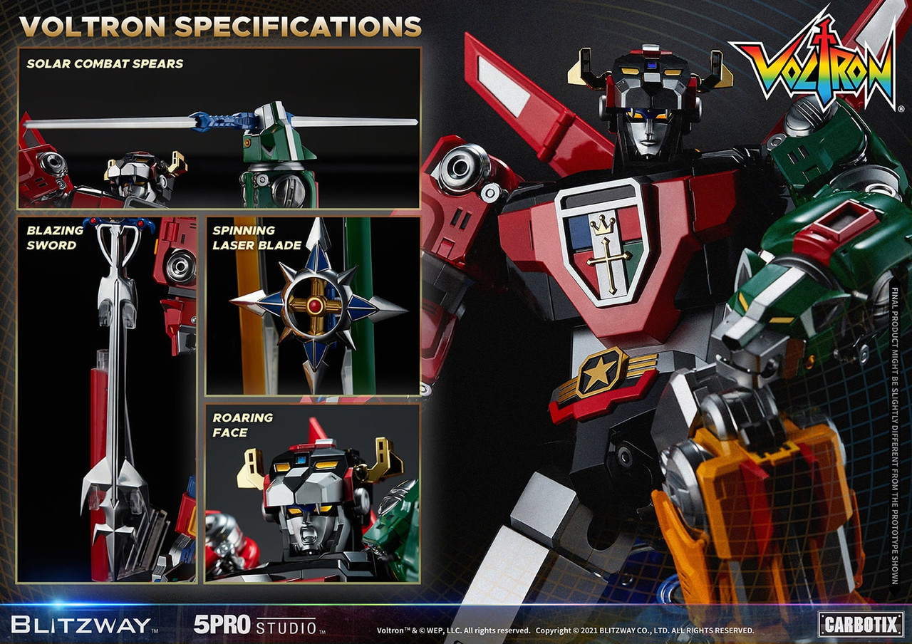 5Pro Studio x Blitzway Voltron: Defender of the Universe - Voltron Figure