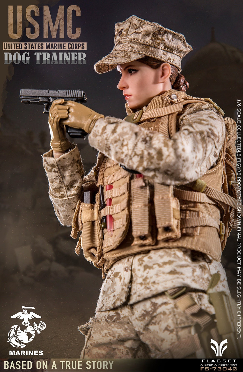 FLAGSET (FS73042) 1/6 Scale USMC - Dog Trainer Figure