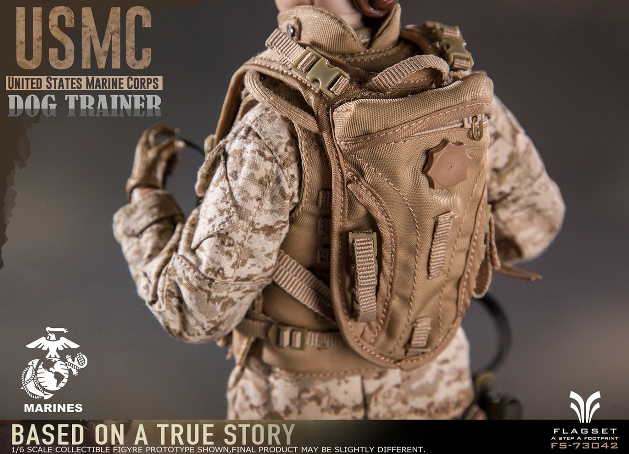 FLAGSET (FS73042) 1/6 Scale USMC - Dog Trainer Figure
