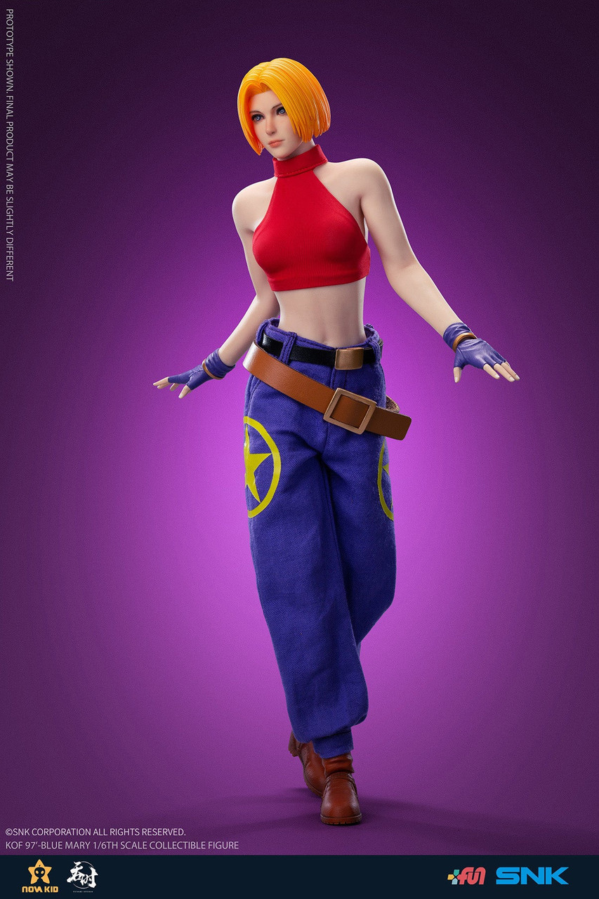 Tunshi Studio 1/6 Scale The King of Fighters 97' – Blue Mary Figure