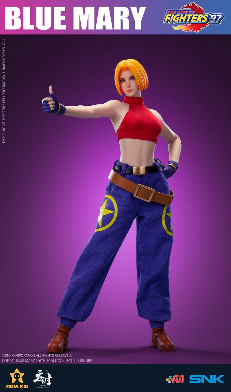 Tunshi Studio 1/6 Scale The King of Fighters 97' – Blue Mary Figure