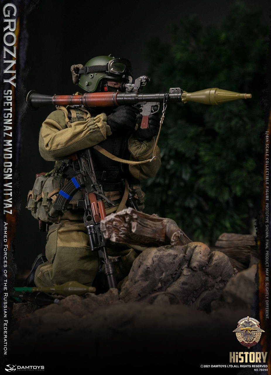 DAMToys (DAM-78090) 1/6 Scale SPETSNAZ MVD VV OSN Vityaz Grozny Figure ...