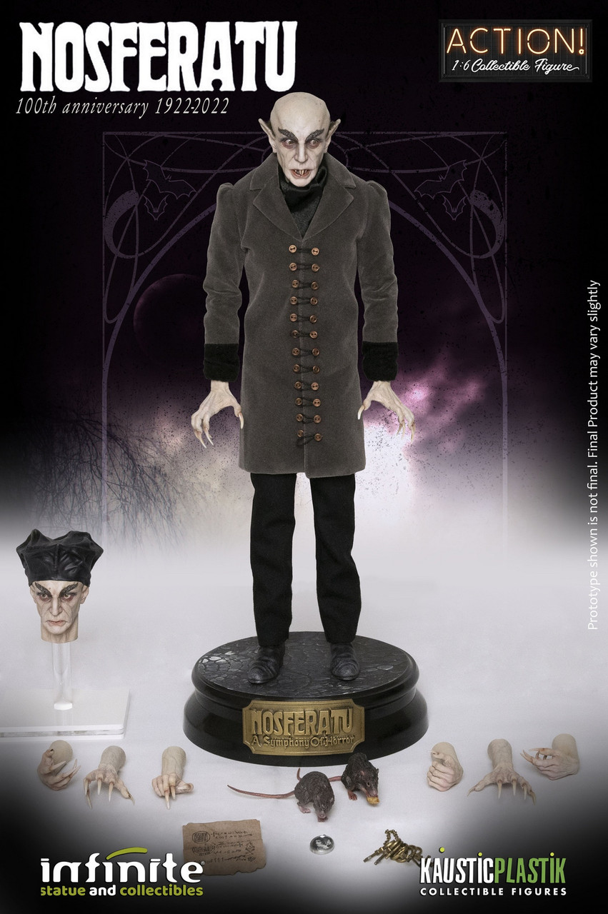 Infinite Statue x Kaustic Plastik 1/6 Scale Nosferatu - Count Orlok ...
