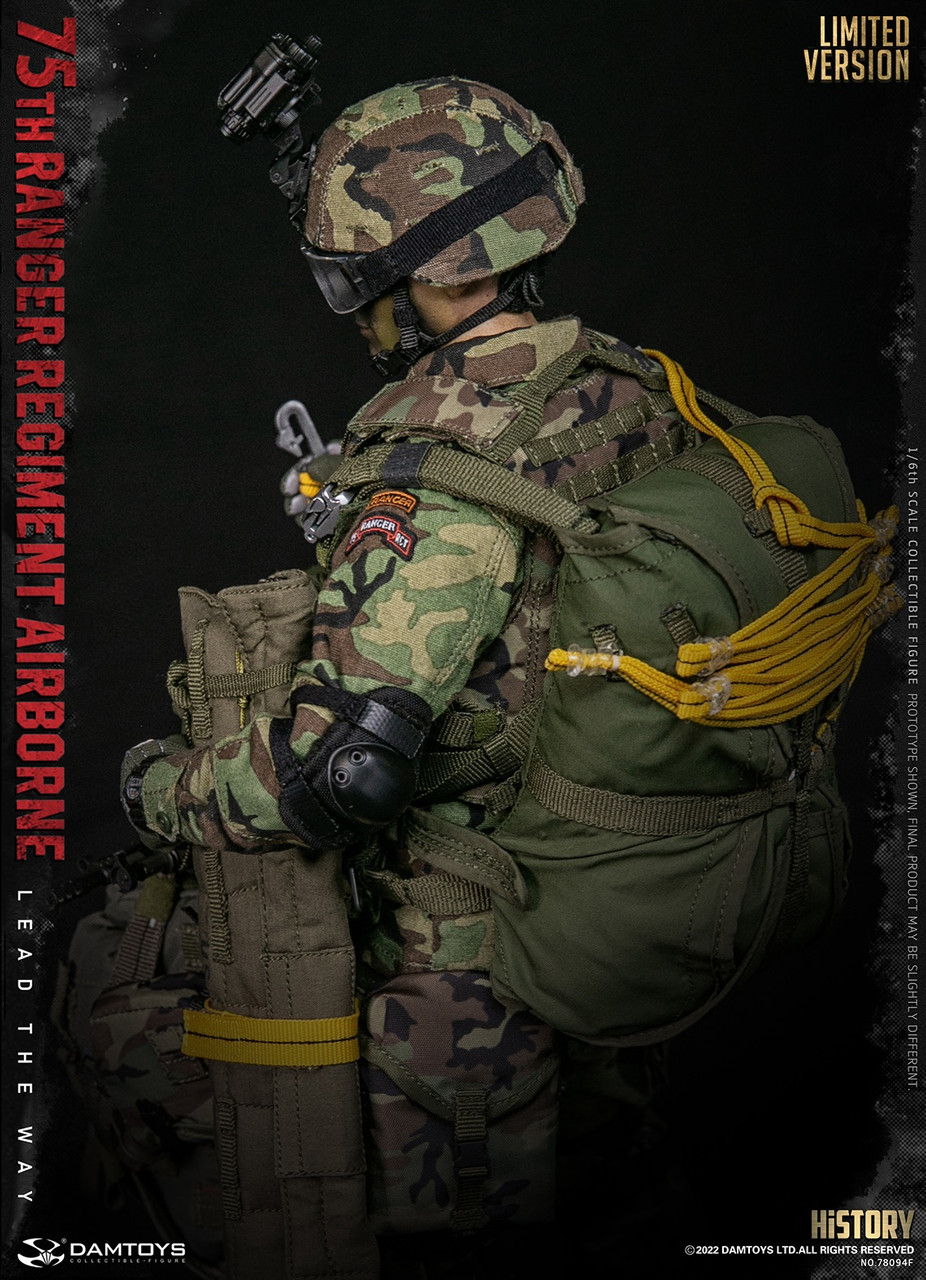 Dam Toys (78094F] 1/6 Scale 75th Ranger Regiment Airborne SAW Gunner ...