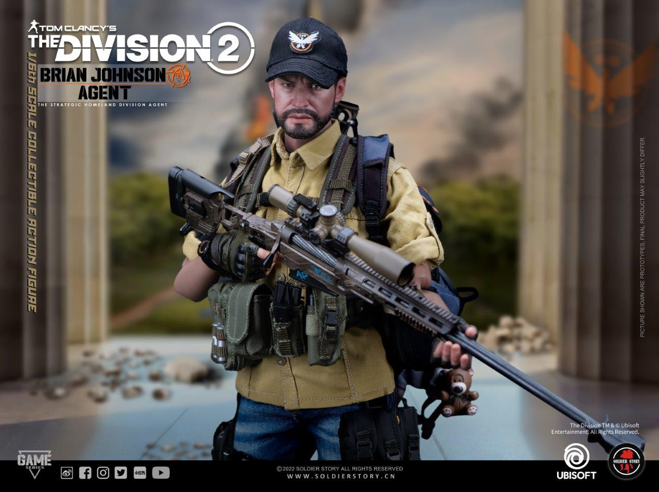 Soldier Story (SS-G006) 1/6 Scale The Division 2 - Agent Brian Johnson ...