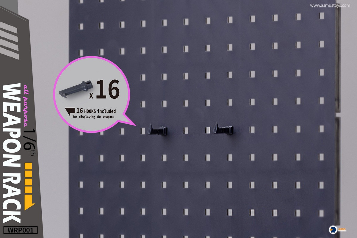 Asmus Toys (WRP) 1/6 Scale Weapon Rack (3 Colors)