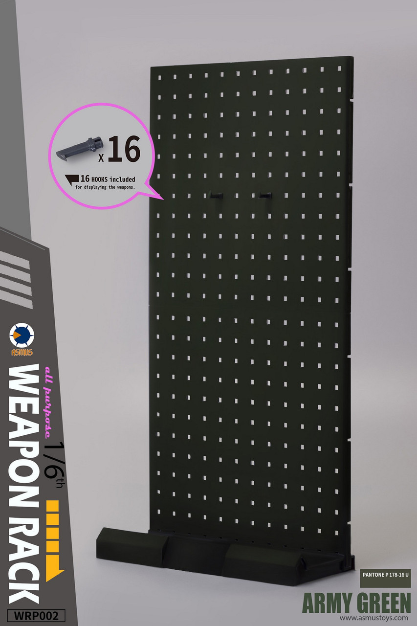 Asmus Toys (WRP) 1/6 Scale Weapon Rack (3 Colors)
