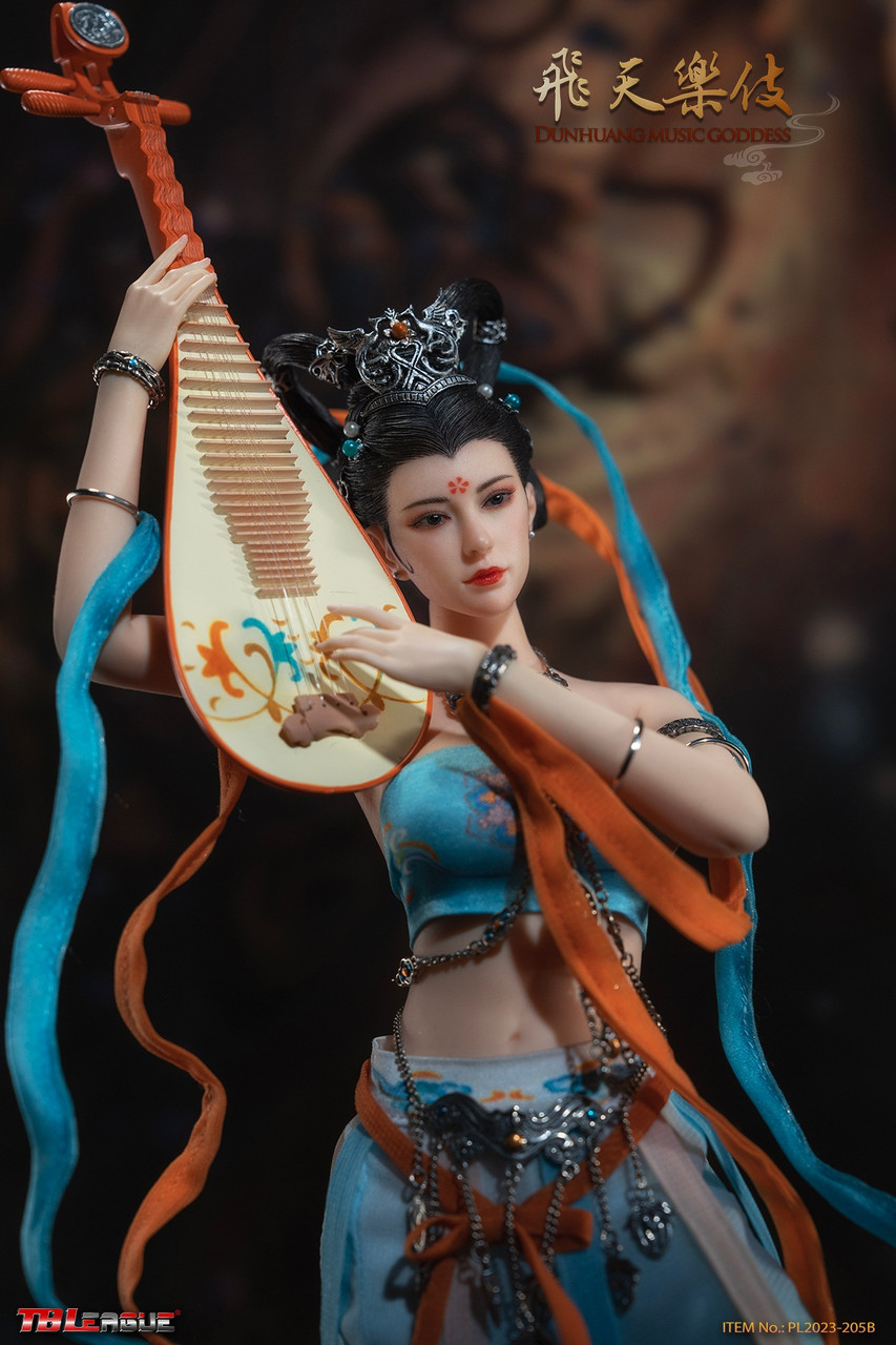 TBLeague (PL2023-205B) 1/6 Scale Dunhuang Music Goddess Figure (Blue ...