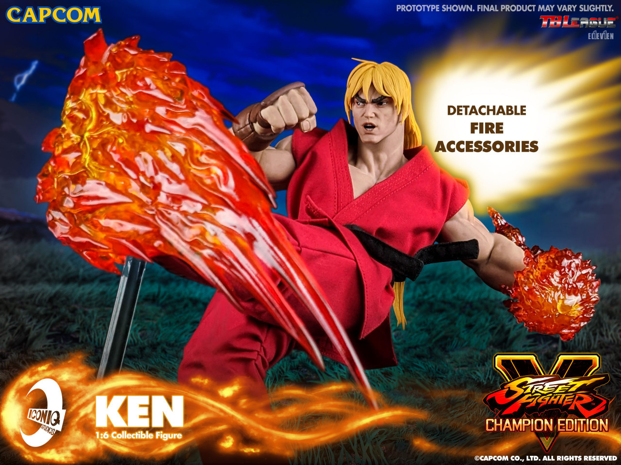 Iconiq Studios (IQGS-04) 1/6 Scale Street Fighter V – Ken Masters Figure