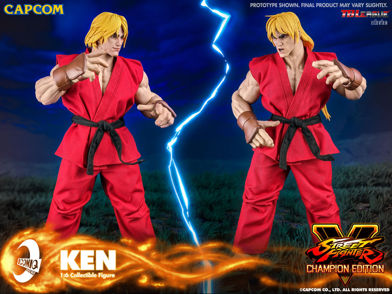 Iconiq Studios (IQGS-04) 1/6 Scale Street Fighter V – Ken Masters Figure