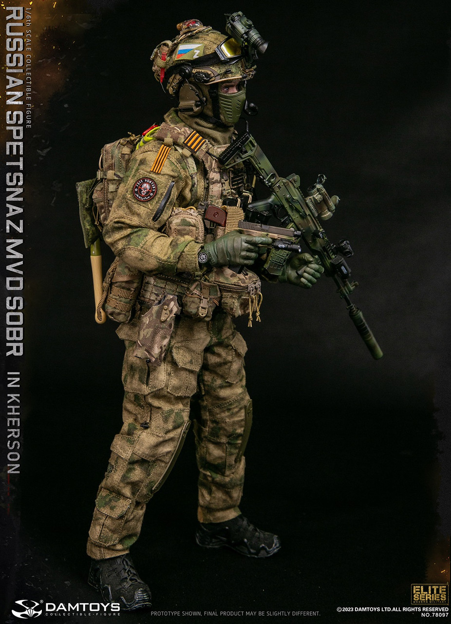 DAMTOYS (78097) 1/6 Scale Russian Spetsnaz MVD SOBR in Kherson Figure
