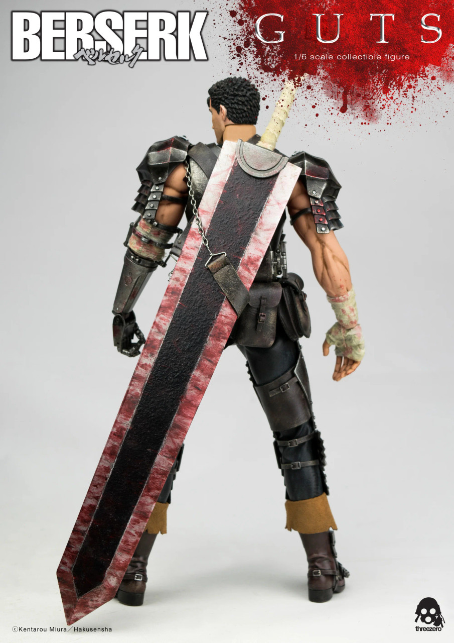 Threezero (3Z0675) 1/6 Scale BERSERK Guts Figure (Black Swordsman)