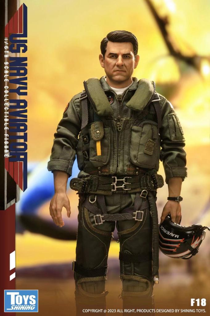 Shining Toys (F18) 1/6 Scale US Navy Aviator (Flight Suit) Figure