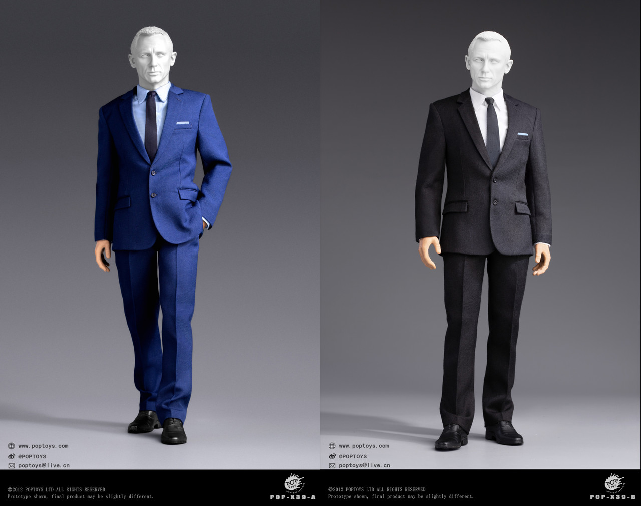 POP TOYS (X39) 1/6 Scale The British Agent Suit