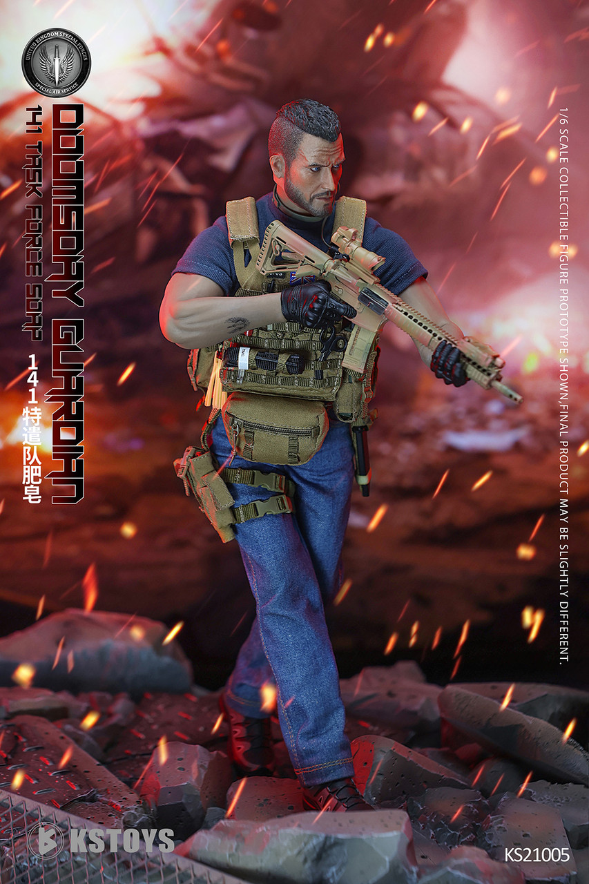 KS Toys (KS21005) 1/6 Scale Doomsday Guardian 141 Task Force Soap Figure