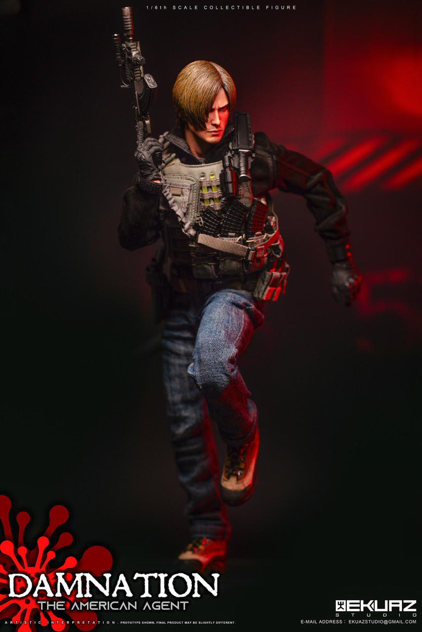 EKUAZ STUDIO (EKS09) 1/6 Scale Damnation - The American Agent Figure