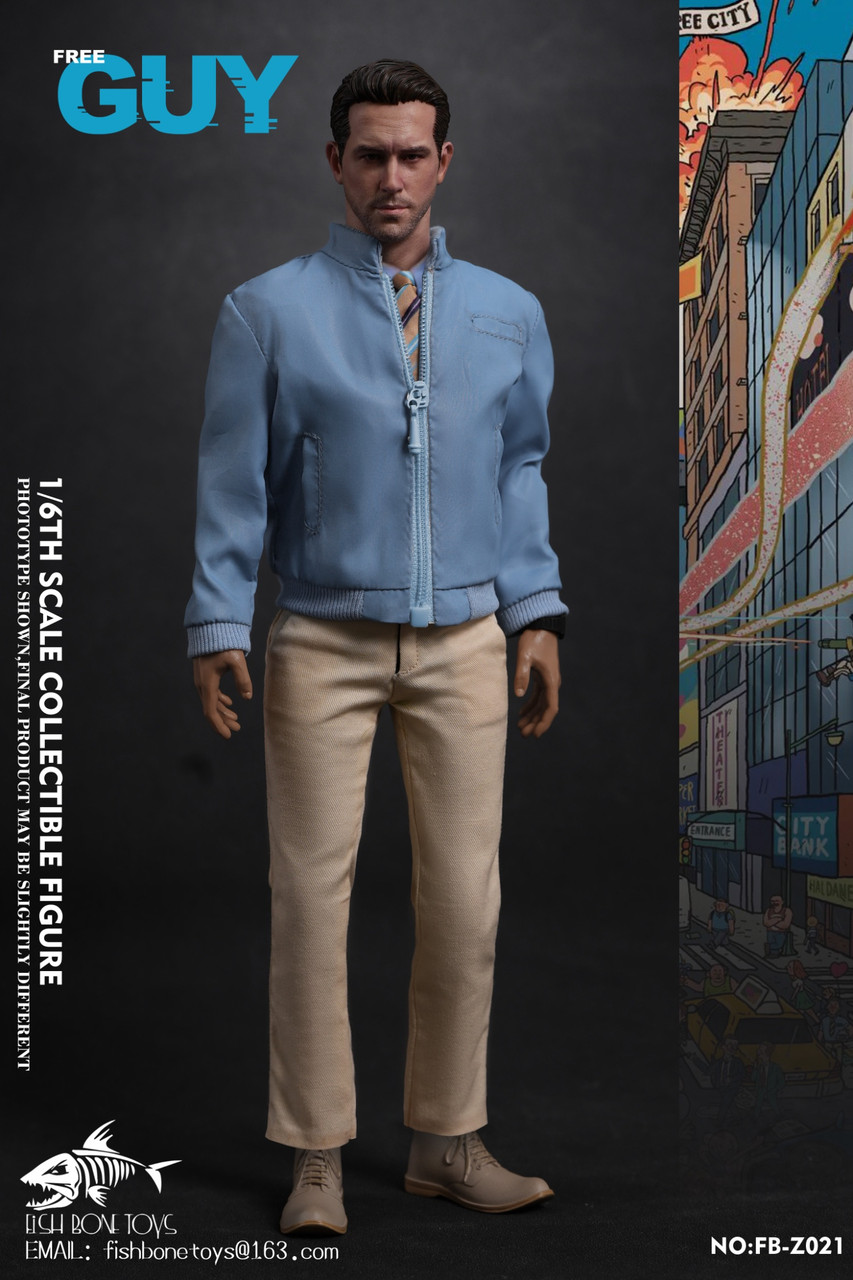 FISH BONETOYS (FB-Z021) 1/6 Scale Free Guy Figure