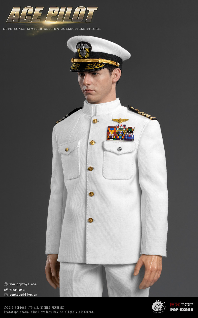 POP TOYS (EX060) 1/6 Scale Ace Pilot Figure (Uniform Version)