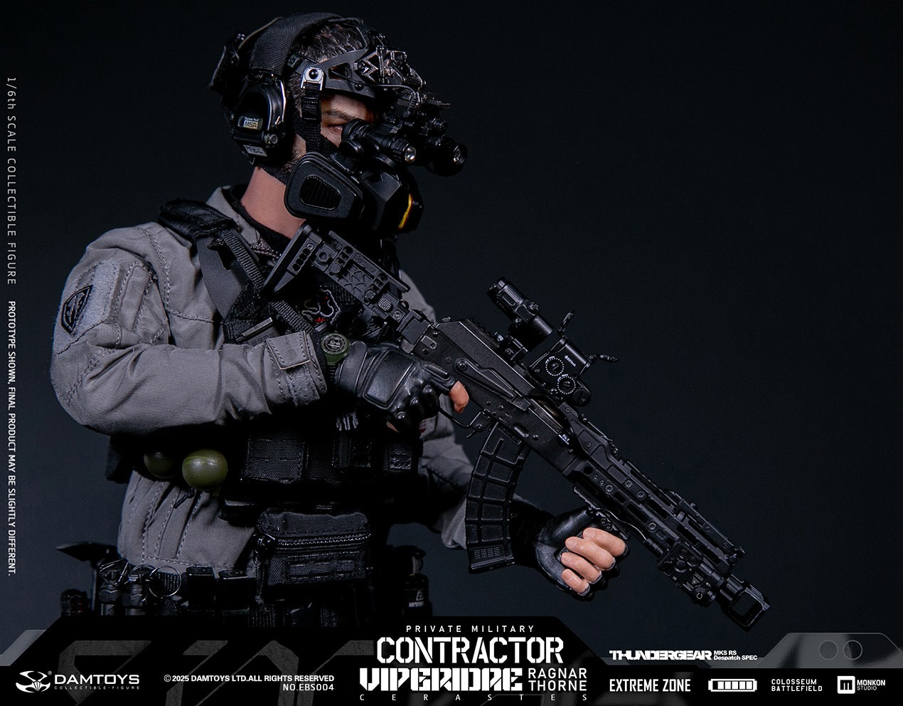 Damtoys (EBS004) 1/6 Scale PMC “VIPERIDAE CERASTES” Ragnar Thorne Figure