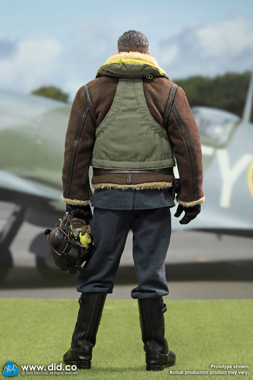 DID (K80187) 1/6 Scale WWII British Pilot Squadron Leader – Tom Figure