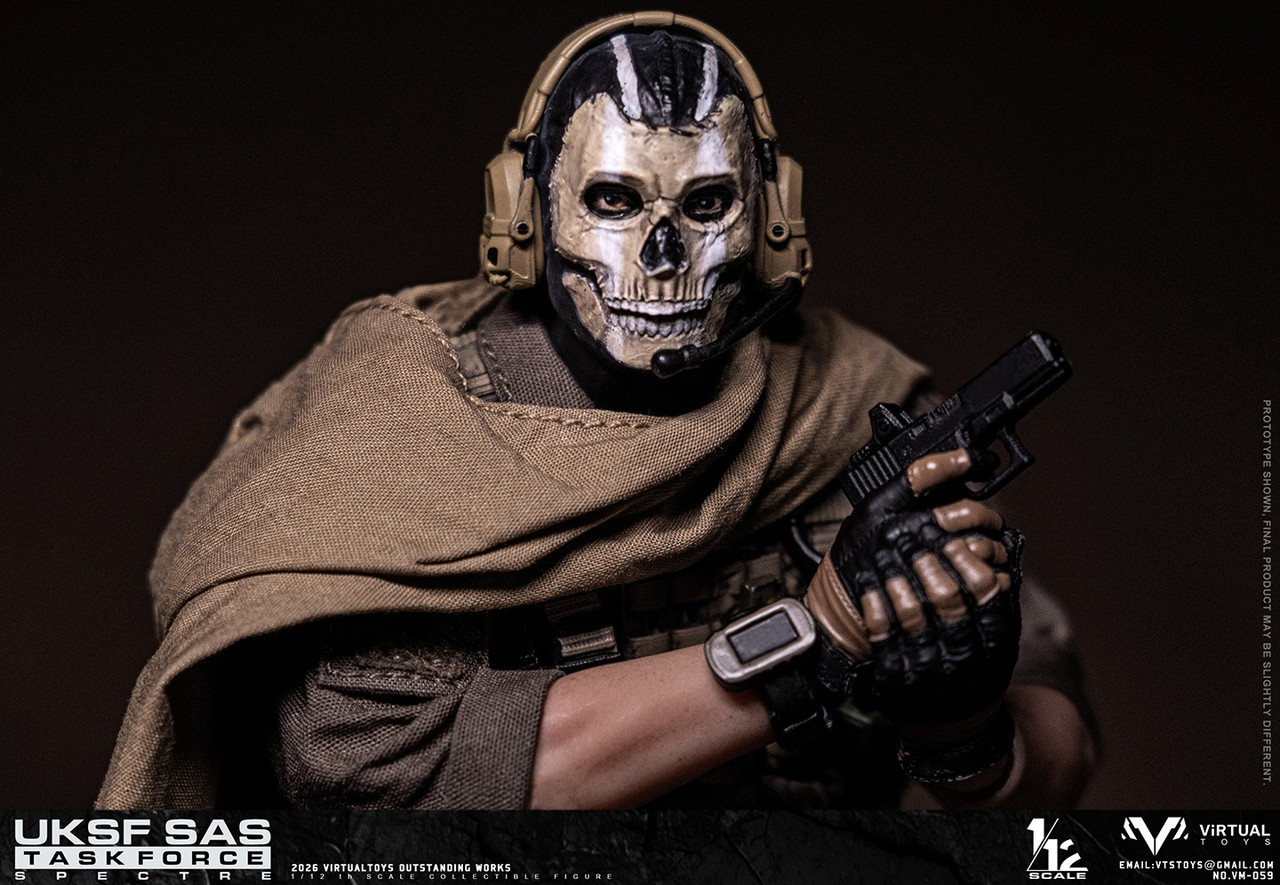 VTS TOYS (VM059) 1/12 Scale UK SAS Task Force - Spectre Figure