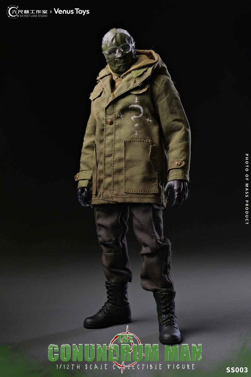 Six Feet Lane Studio x Venus Toys (SS003) 1/12 Scale The Conundrum Man ...