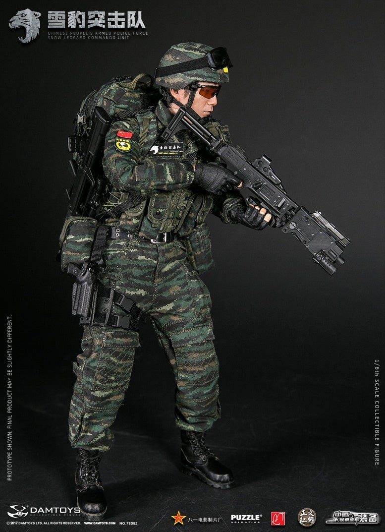 1/6 Scale Chinese People's Armed Police Force Snow Leopard Command Unit ...