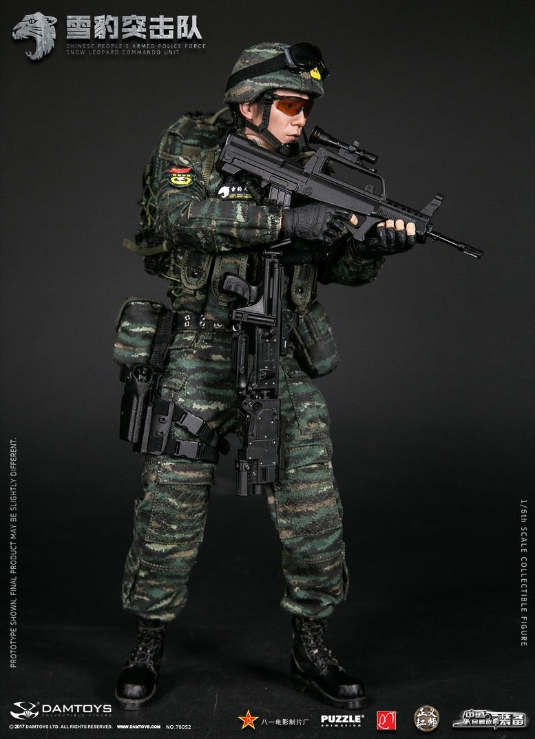 1/6 Scale Chinese People's Armed Police Force Snow Leopard Command Unit ...