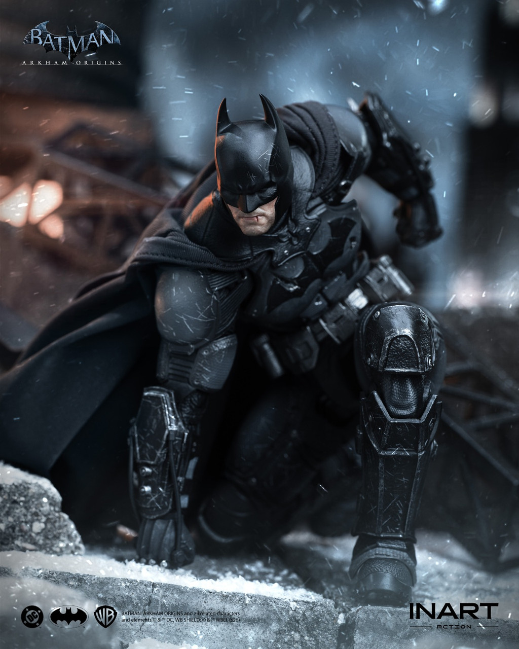 INART (MAG-G0007) 1/12 Scale Batman: Arkham Origins - Batman Figure ...