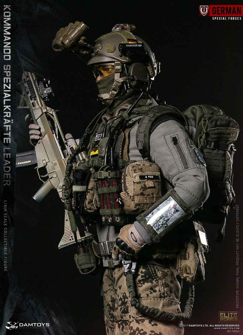 1/6 Scale KSK Kommando Spezialkräfte Leader Figure by DamToys