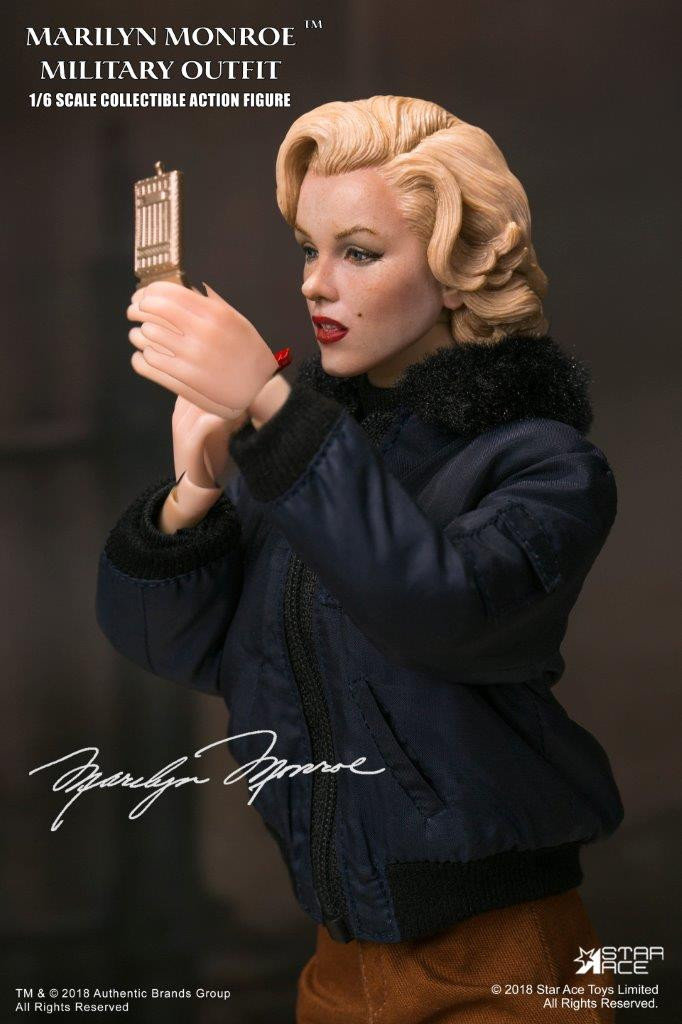 Star Ace Toys Marilyn Monroe (Military Outfit) 1/6th Scale Collectible ...