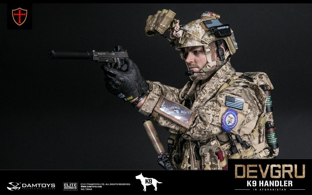 DamToys (DAM-78040) DEVGRU K9-handler in Afghanistan 1/6 Scale ...