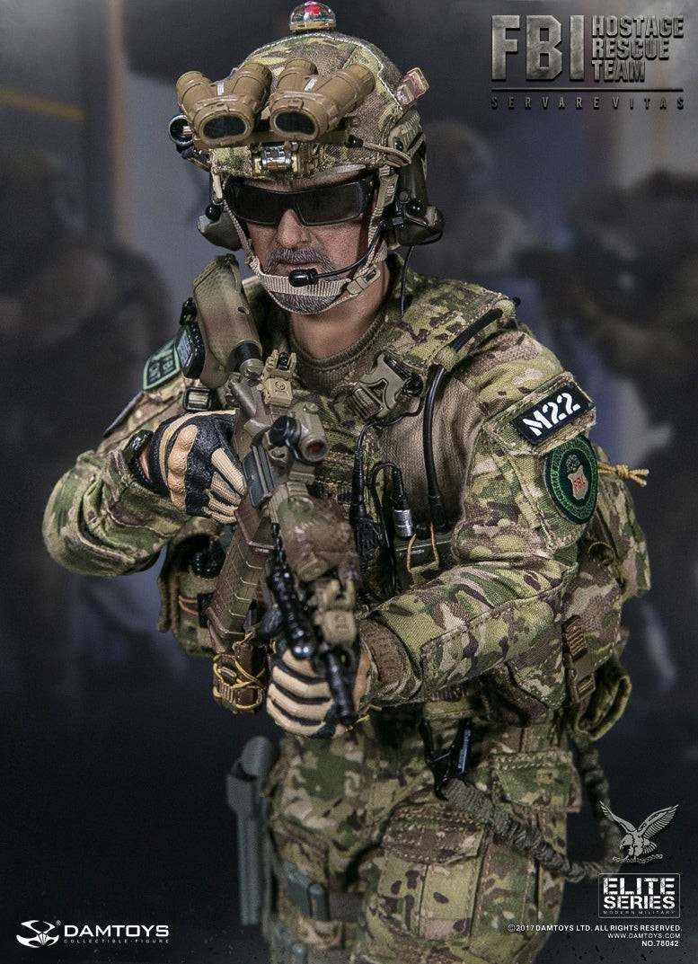 DamToys (DAM-78042) FBI HRT Agent Hostage Rescue Team 1/6 Scale Figure
